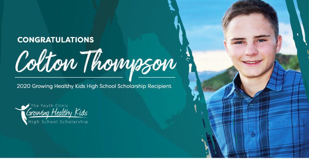 Colton Thompson | 2020 Growing Healthy Kids Scholarship Recipient
